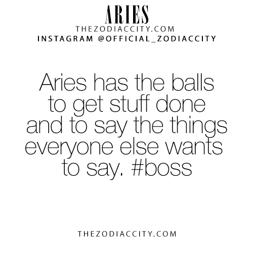 Zodiac Aries Facts! - For more zodiac fun facts, click here. Be a part ...
